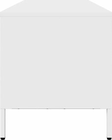 TV skříňka bílá 202 x 39 x 43,5 cm ocel válcovaná za studena 3307154