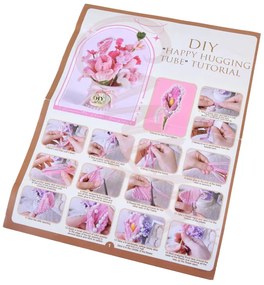JOKO Kreativní sada Flowerbox látkové květiny