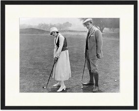 Zarámovaná fotografie Couple Golf, v různých velikostech