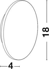 Nástěnné LED svítidlo NOVA LUCE ASTRID 6W 3000K 9130512