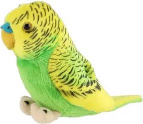 TEDDIES Plyšová andulka zelená / 19 cm / od 0 měsíců