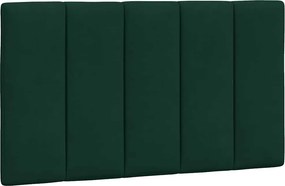 Postel s matrací Hanko tmavě zelená 80 x 200 cm samet 3208565