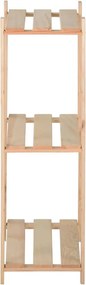 Úložný regál se 3 policemi 80 x 28,5 x 90 cm masivní borovice 327321