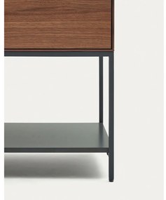 Nízká komoda v dekoru ořechu v přírodní barvě 97,5x80 cm Vedrana – Kave Home