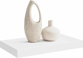 Plovoucí nástěnná police bílá 40 x 23,5 x 3,8 cm MDF 323805