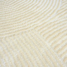 Angel Carpet, Kusový koberec Zafiro 25 Beige, 60x110, béžová, kancelář