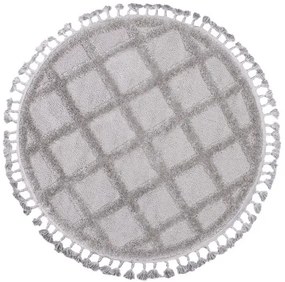 Koberec BERBER 6803 světle šedý kruh