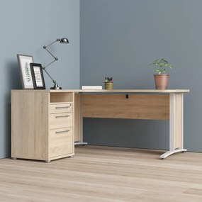 FALCO Psací stůl Office 80400/44 dub sonoma/bílá