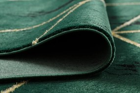 Dywany Łuszczów Kusový koberec Emerald geometric 1012 green and gold Rozměry koberců: 160x220