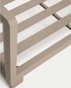 Béžový/taupe hliníkový zahradní lounge set pro 3 osoby Nerano – Kave Home