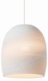 Svěšené kartonové svítidlo ve tvaru zvonu Bell Dekor: Bílý, Rozměr: ø 270 mm x 280 mm
