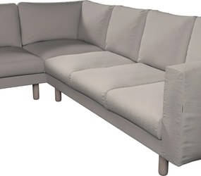 Potah na pohovku IKEA Norsborg rohová 5-místná barva béžová látka pletený vzor