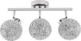 Toolight - Stropní kovová lampa GLAMOUR 3xE27 60W APP672-3C, chromová, OSW-05642