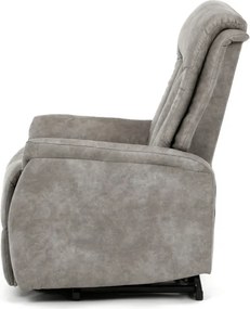 Polohovací křeslo šedé, elektrické TV-Q8575 GREY3
