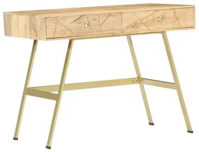 Psací stůl se zásuvkami 100x55x75 cm masivní mangovníkové dřevo,  286150