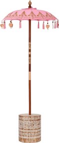 Balijský deštník se základnou Růžová 95 x 95 x 260 cm 3356917