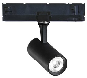 Ideal Lux Nastavitelný kompaktní LED reflektor FOX 08W CRI90 Barva: Černá, Chromatičnost: 4000K, Stmívání: On-Off