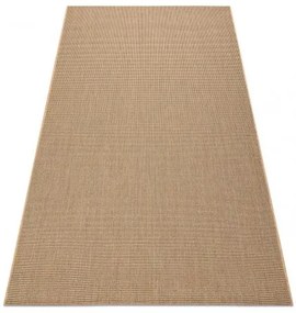 Dywany Luszczow Kusový koberec SIZAL FLOORLUX 20580 hladký, jednobarevný - přírodní / káva Rozměr koberce: 120 x 170 cm