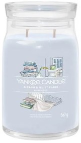 Aromatická svíčka, Yankee Candle Signature A Calm & Quiet Place, hoření až 90 hod