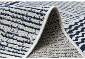 koberec COLOR 47276/396 SISAL Pásy bílý velikost 120x170 cm | krásné koberce cz