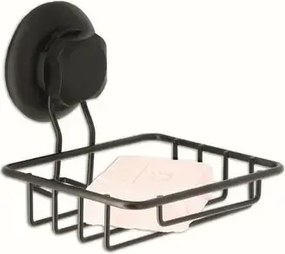 Compactor Bestlock Black Držák na mýdlo/houbu s přísavkou černá / bez
