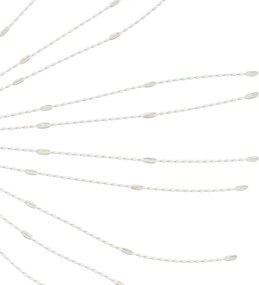 Vánoční hvězdicová světla 8 ks 140 teple bílých LED diod 17 cm 3190511