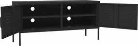 TV skříňka černá 105 x 35 x 50 cm ocel 336232