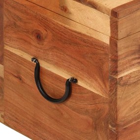 Úložný box 39 x 28 x 31 cm masivní akáciové dřevo 338482