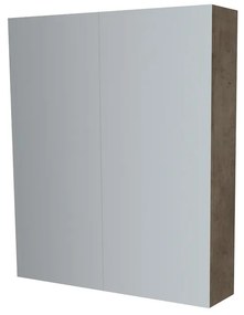 Mereo Mereo, Koupelnová skříňka zrcadlová 80 cm, galerka, 2 x dvířka, Multidecor, CN798G82BCS2