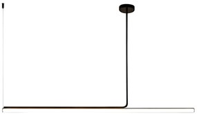 Toolight Toolight, LED stropní svítidlo 140cm, 14W, APP1660-CP, černá, OSW-06994