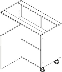 ALFASHOP ZOYA dolní DNP P/L dub