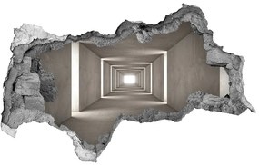 Wallmuralia Díra 3D fototapeta nálepka Betonový tunel 95x73 cm