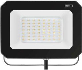 Led reflektor emos led reflektor simpo 50 w, černý, neutrální bílá