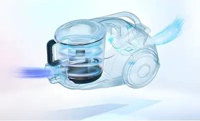 Bosch Serie 6 BGC41XSIL černá / Bezsáčkový vysavač / 700 W / 2,4 l / r