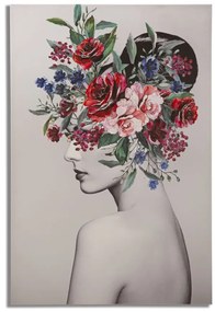 Obraz LADY FLOWER -A- 80X2,8X120 cm