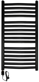 Regnis LE-Z, topné těleso 540x1205mm, 627W, černá, LE-Z/120/50/BLACK