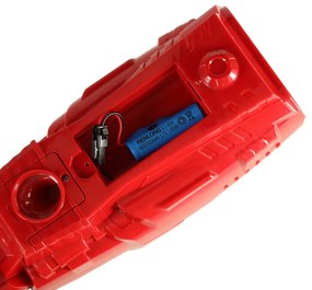 KIK KX4092 Vodní kuličková pistole gelová elektrická odpalovací ruka napájení baterií USB červená