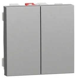 Schneider Electric Nová Unica sériový vypínač č.5 aluminium NU321130