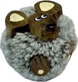 2Kids Toys Dřevěná magnetka velká pompon Myš