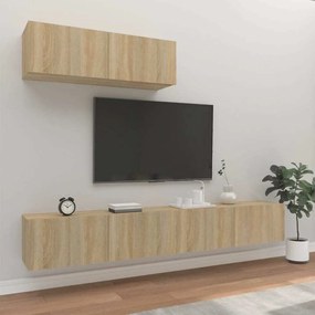 vidaXL 3dílný set TV skříněk kompozitní dřevo [3114478] Barva: dub sonoma