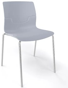 GABER - Židle SLOT FILL NA - šedá/chrom