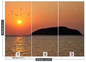 Fototapeta Východ slunce moře 104x70
