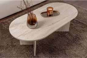 Béžový pololesklý konferenční stolek 60x119 cm Sable – Kalune Design