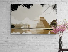 Obraz mayská pyramida - 120x80