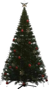 Světýlka na stromeček 500 LED studená bílá 500 cm dovnitř i ven 328896