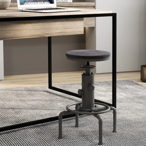 Costway Barová židle výškově nastavitelná 59,5-75 cm Barová židle vyrobená