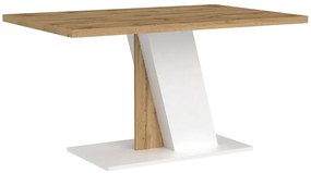 Casarredo - Komfort nábytek Jídelní stůl BRENES bílá/dub wotan