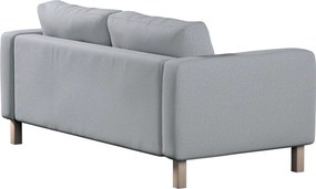 Potah na pohovku IKEA  Karlstad 2-místná, nerozkládací, krátký barva šedá látka pletený vzor