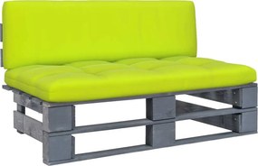 vidaXL Zahradní středová pohovka z palet zeleně impregnovaná borovice [3066485] Barva: Červená, Barva dřeva: Hnědá