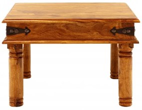 Indický nábytek - Konferenční stolek Jali 60x40x60 z indického masivu palisandr Natural